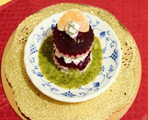 Millefeuille de betterave au chèvre - Les Pépites de Noisette