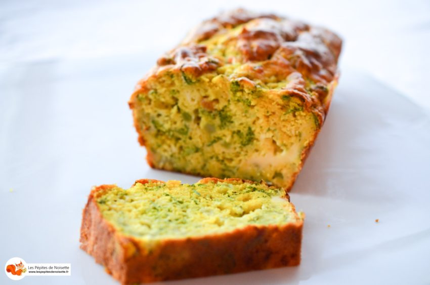 Cake fondant aux brocolis et colombo - Les Pépites de Noisette