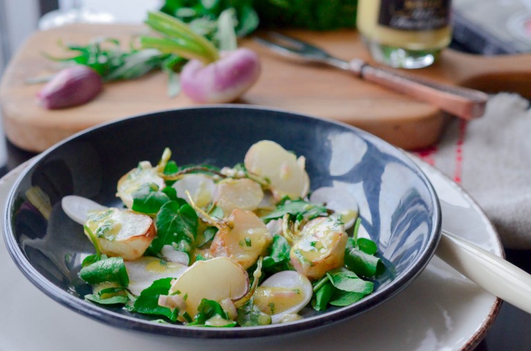 Salade de navets cru cuit, sauce crémeuse à l'estragon - Les Pépites de ...