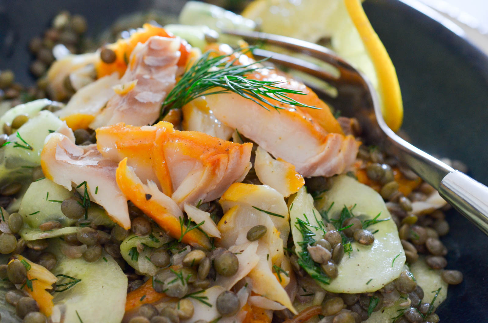 Lentilles au haddock fumé - Les Pépites de Noisette