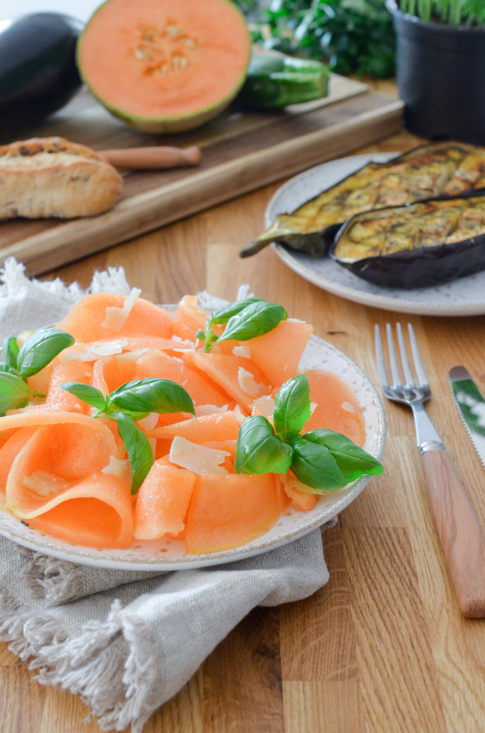 Carpaccio de melon - Les Pépites de Noisette