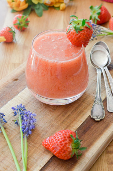 Smoothie à la fraise - Les Pépites de Noisette