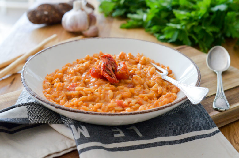 Risotto aux tomates - Les Pépites de Noisette
