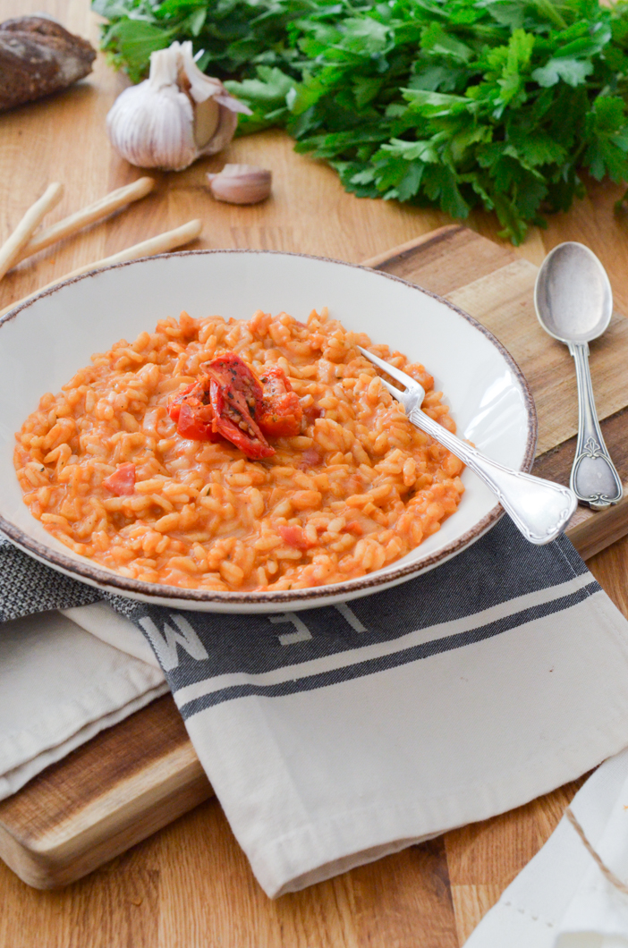 Risotto aux tomates - Les Pépites de Noisette