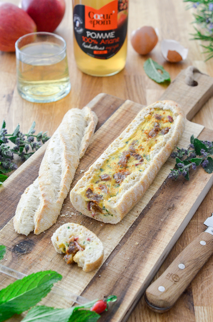 Baguette farcie au magret - Les Pépites de Noisette