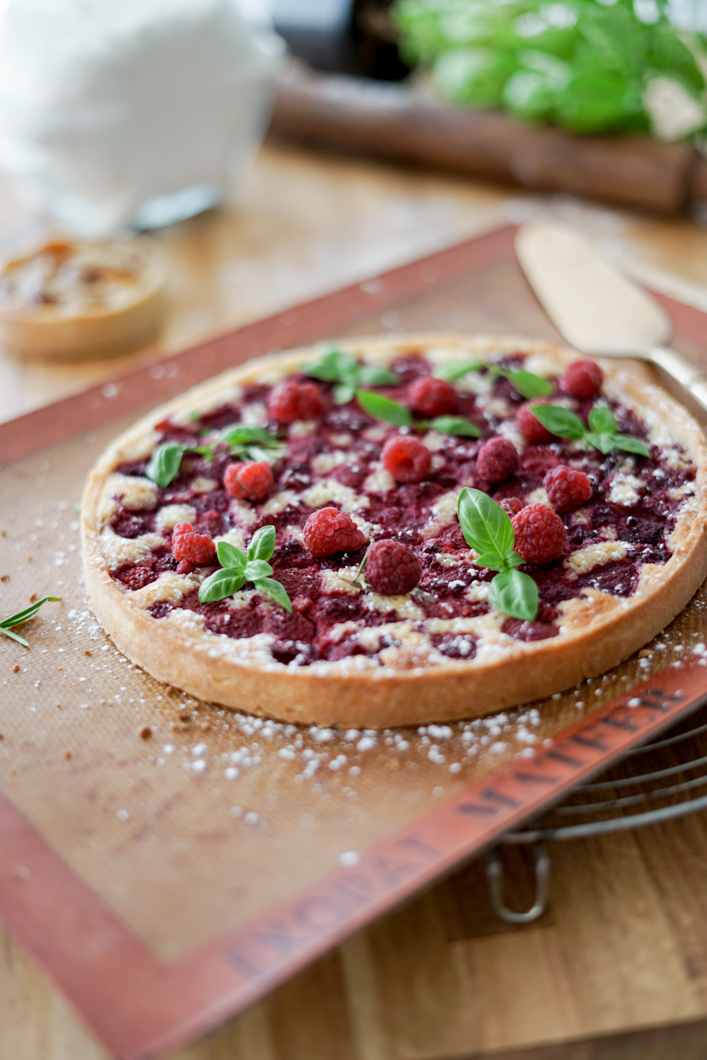 Tarte aux framboises - Recette - Les Pépites de Noisette