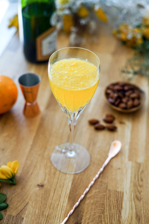 Cocktail : Champagne Mimosa - Les Pépites de Noisette