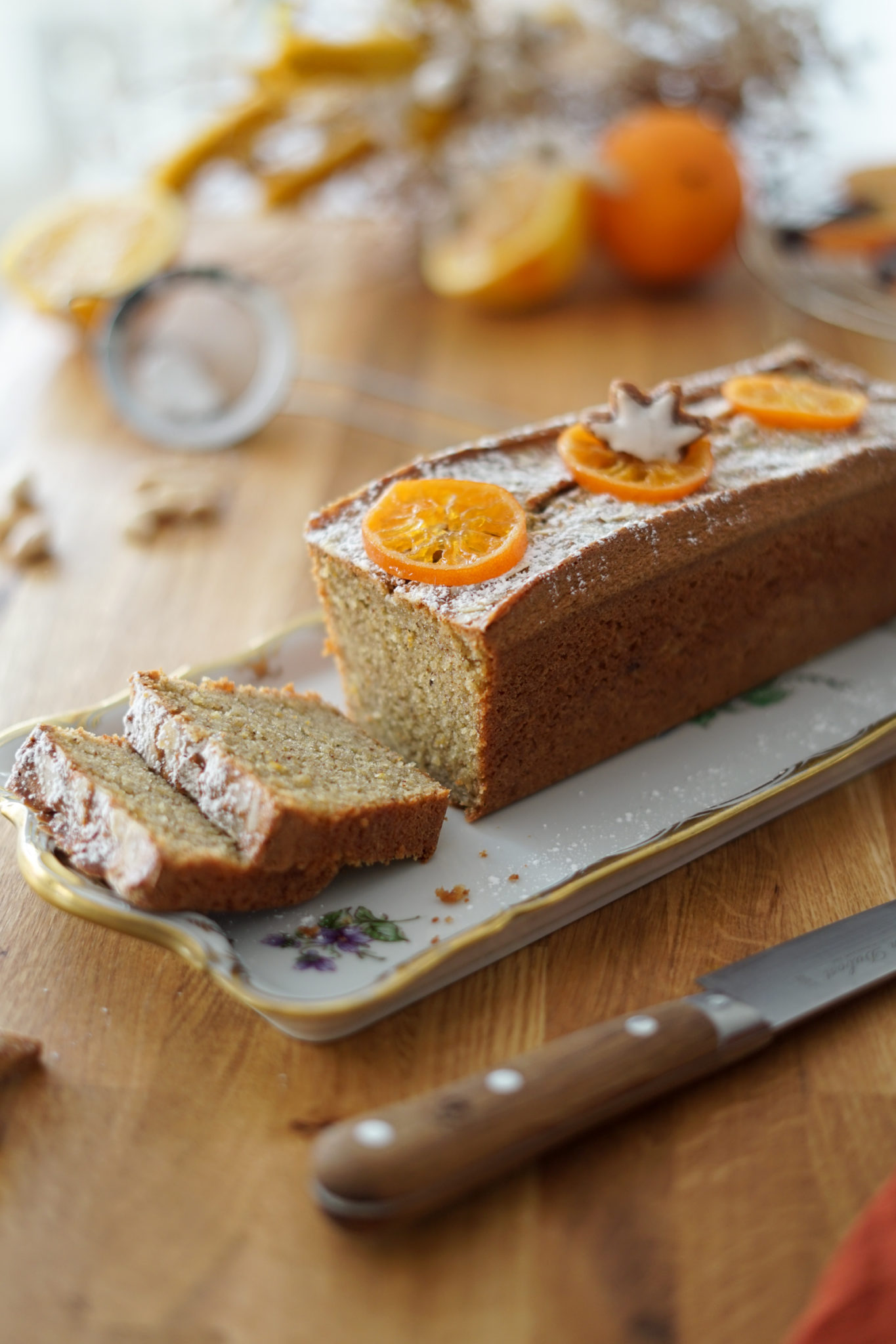 Cake à l'orange et aux amandes - Les Pépites de Noisette