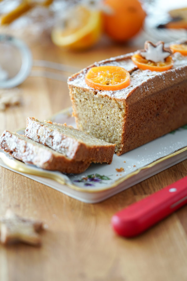 Cake à l'orange et aux amandes - Les Pépites de Noisette