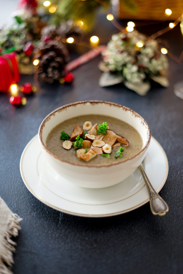 Velouté de cèpes au foie gras - Les Pépites de Noisette