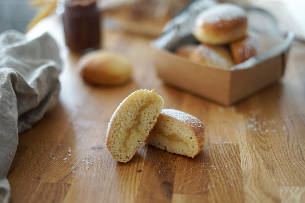 Beignets fourrés au chocolat - Les Pépites de Noisette