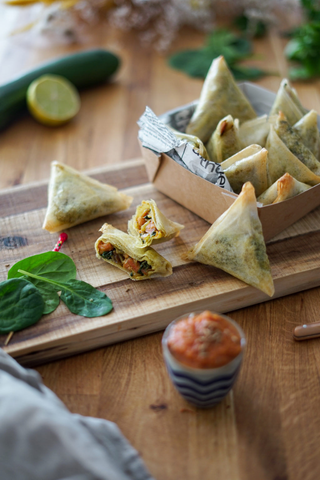 Samoussas de légumes au curry - Les Pépites de Noisette