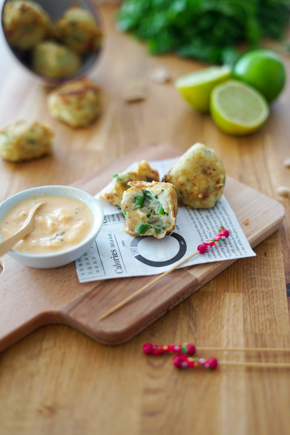 Croquettes de poisson à la thaï - Les Pépites de Noisette