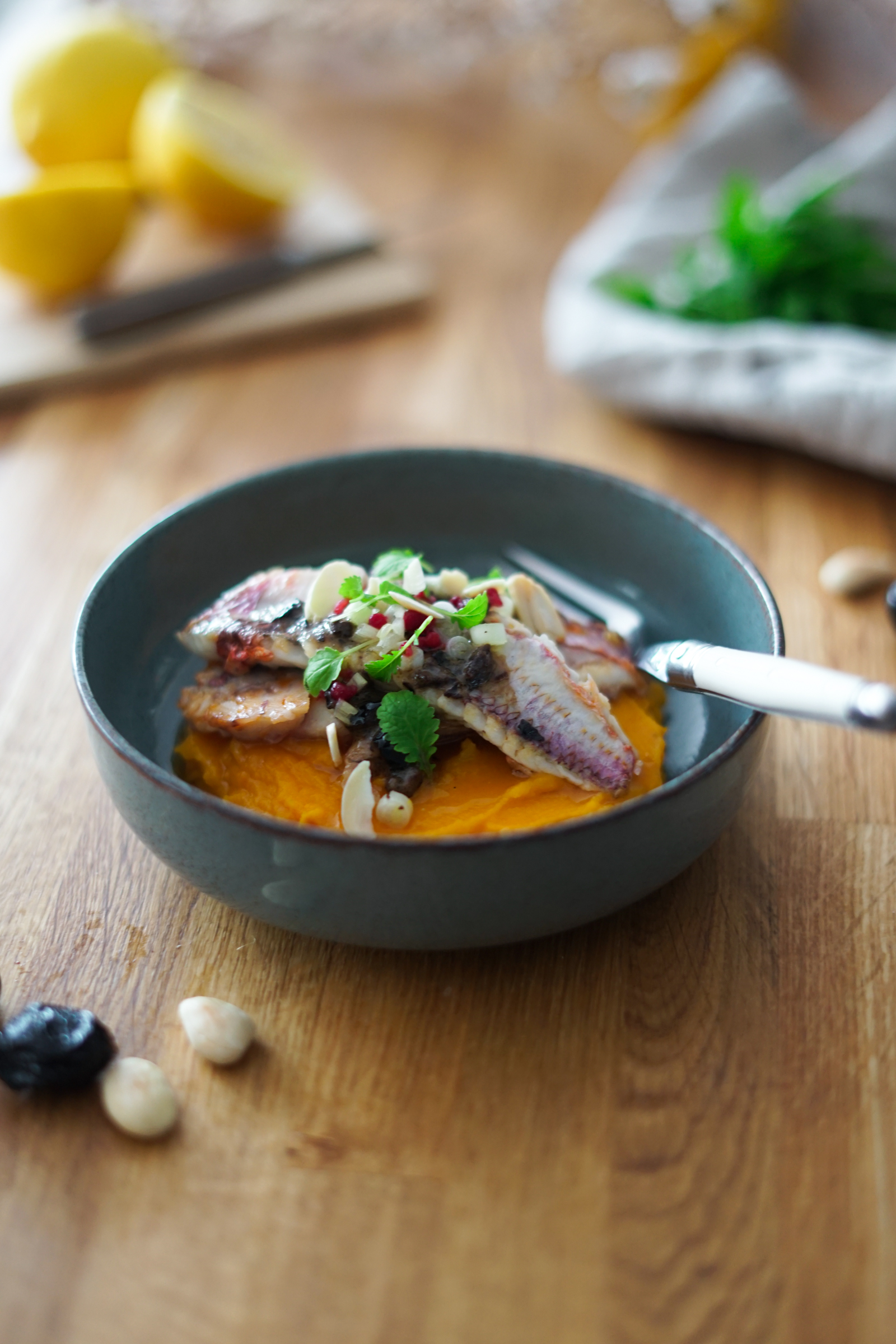 Filets de rouget aux olives - Les Pépites de Noisette