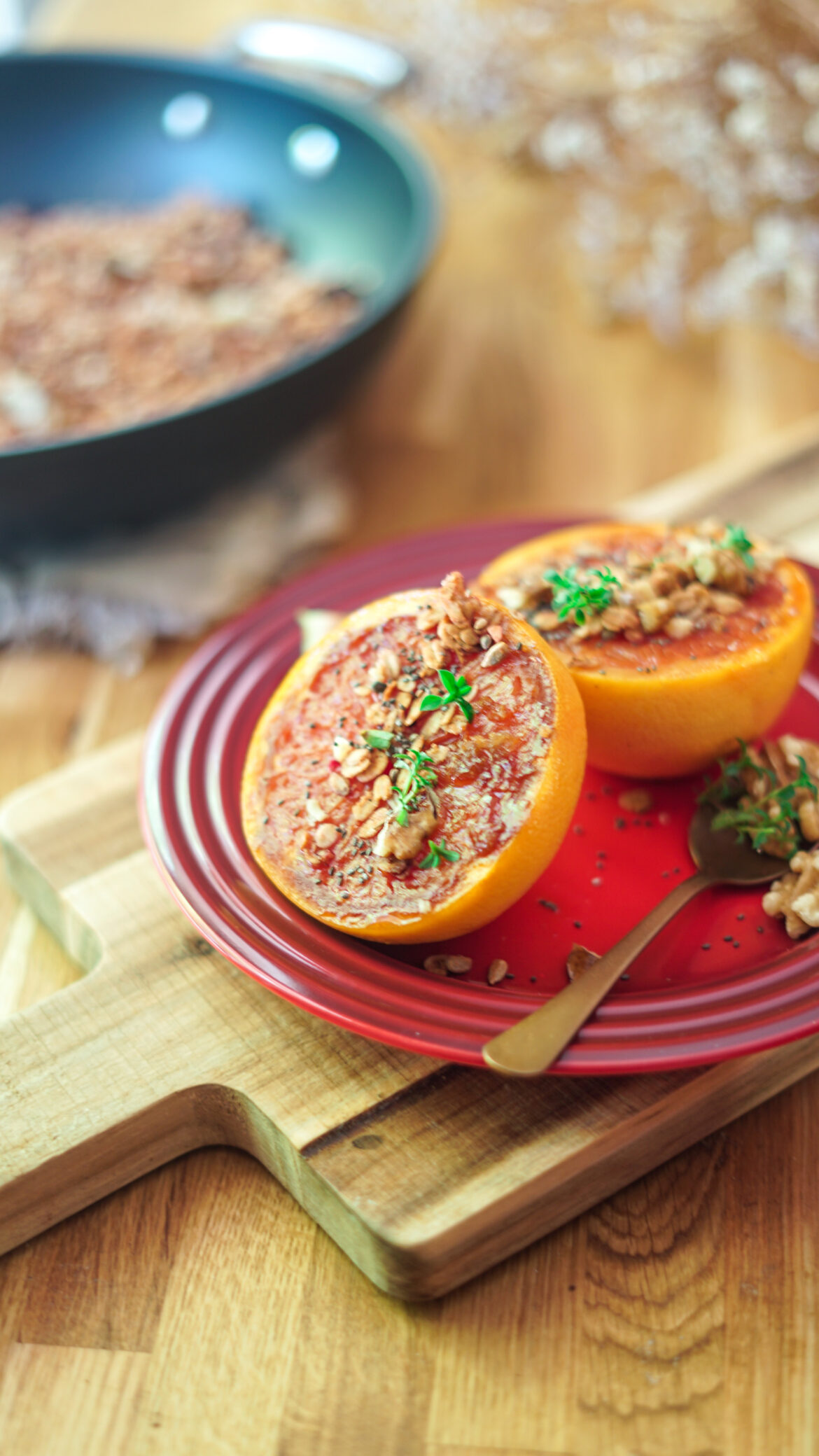 Pamplemousse rôti au granola - Les Pépites de Noisette