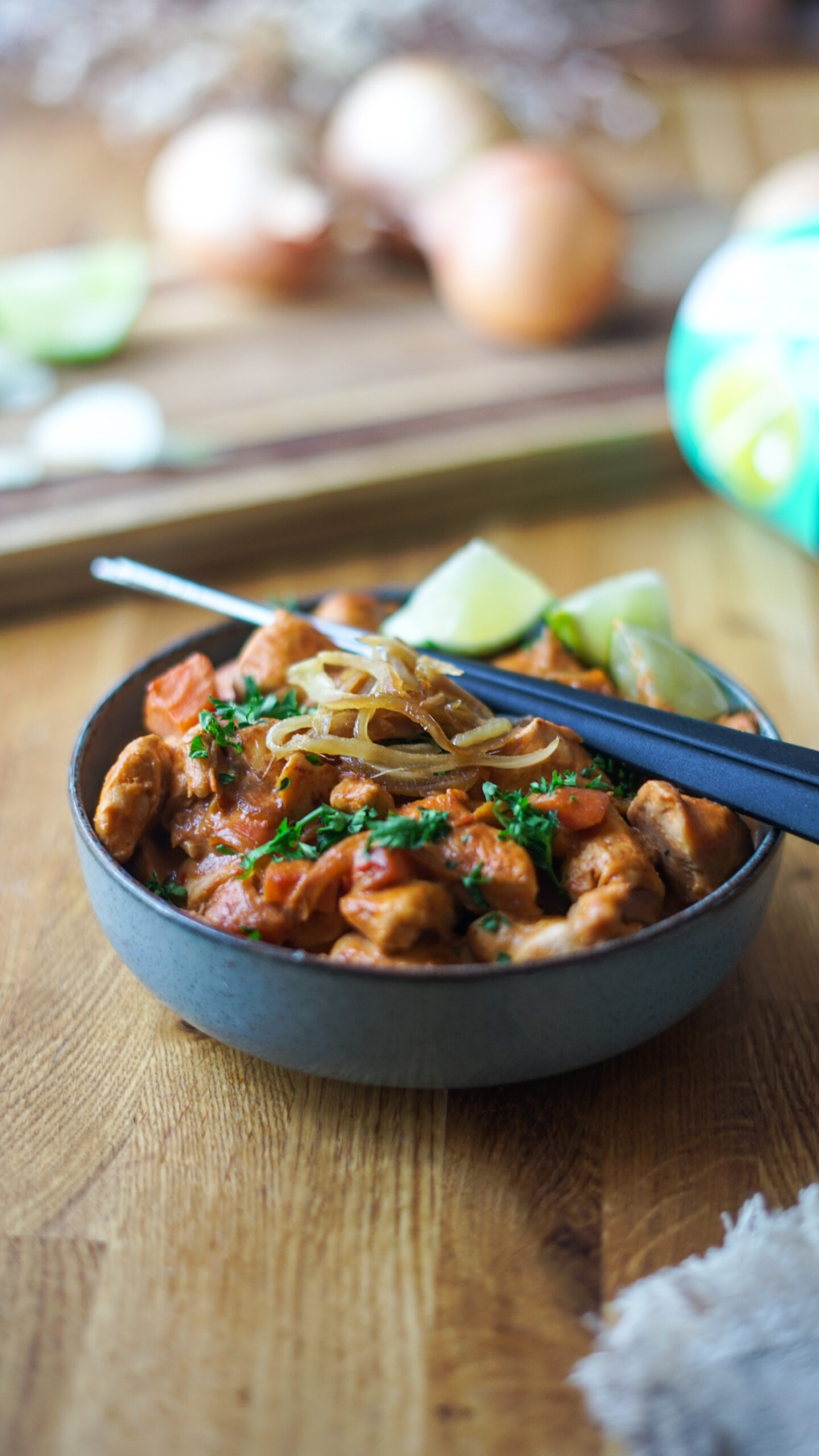 Curry de poulet aux oignons - Les Pépites de Noisette
