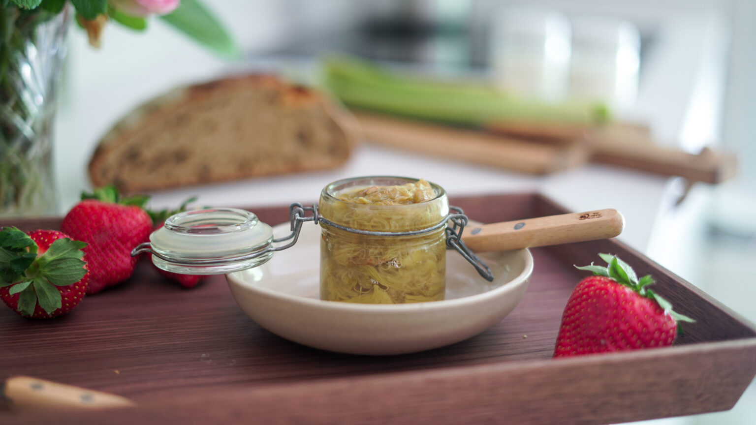 Compote de rhubarbe - Les Pépites de Noisette