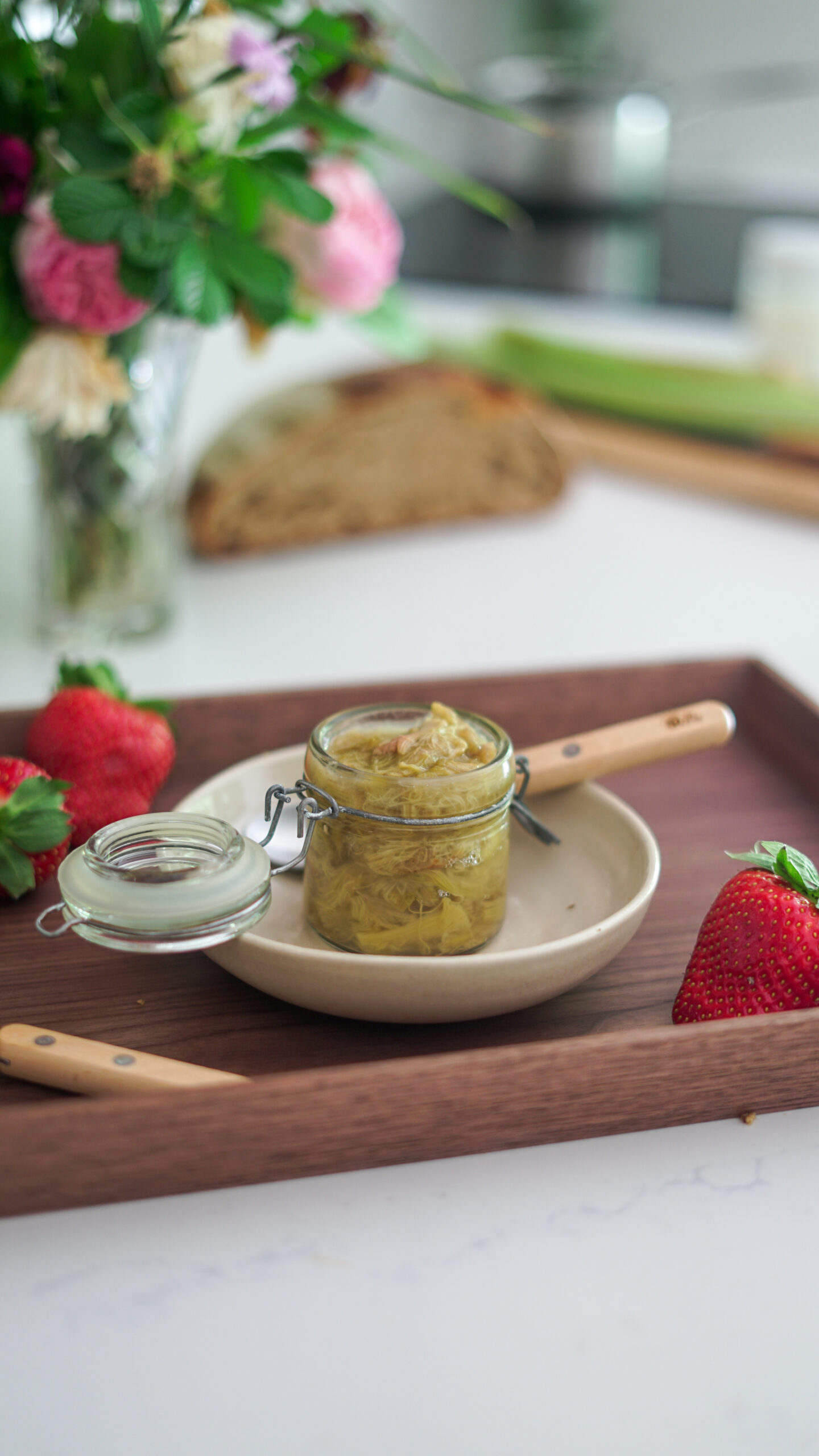 Compote de rhubarbe - Les Pépites de Noisette