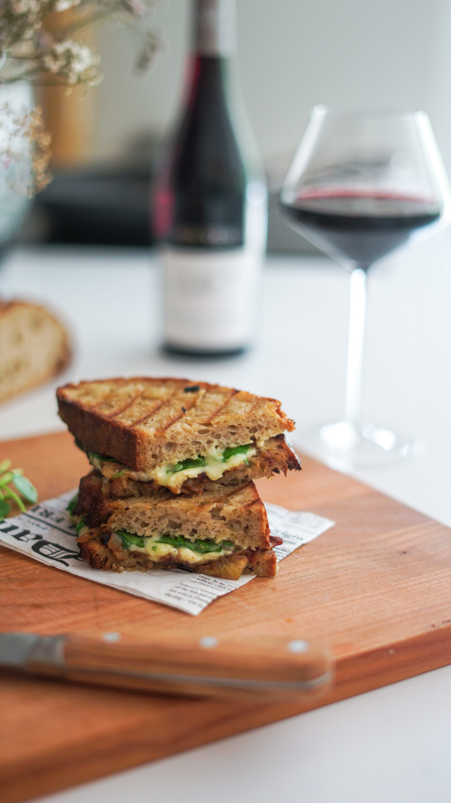 Croque monsieur veggie aux oignons confits - Les Pépites de Noisette